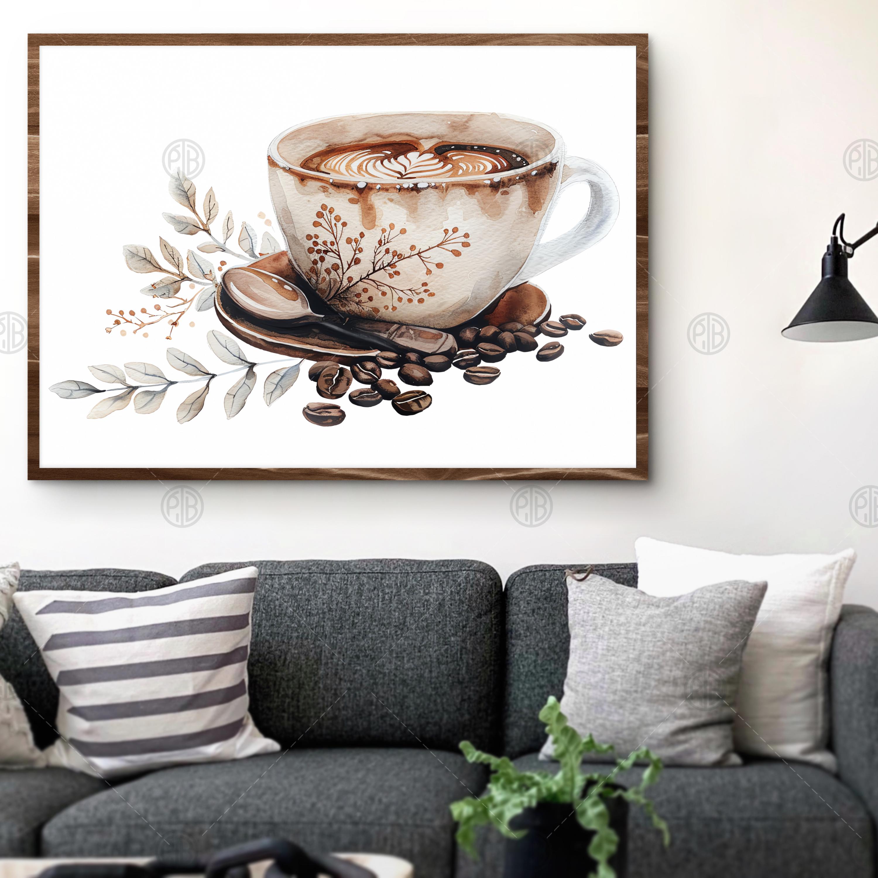 Watercolor Coffee Lover PNG, Coffee Mug Clip Art, Coffee Cups Clipart ...