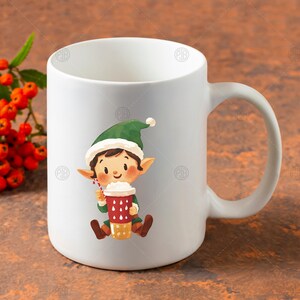 Watercolor Christmas Elf Arrival Letters PNG, Festive Holiday Clip Art ...