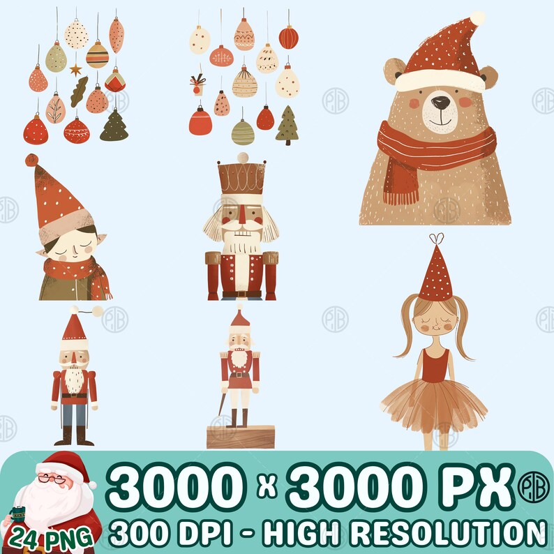 Watercolor Cute Christmas PNG, Holiday Clip Art, Snowmen Clipart ...