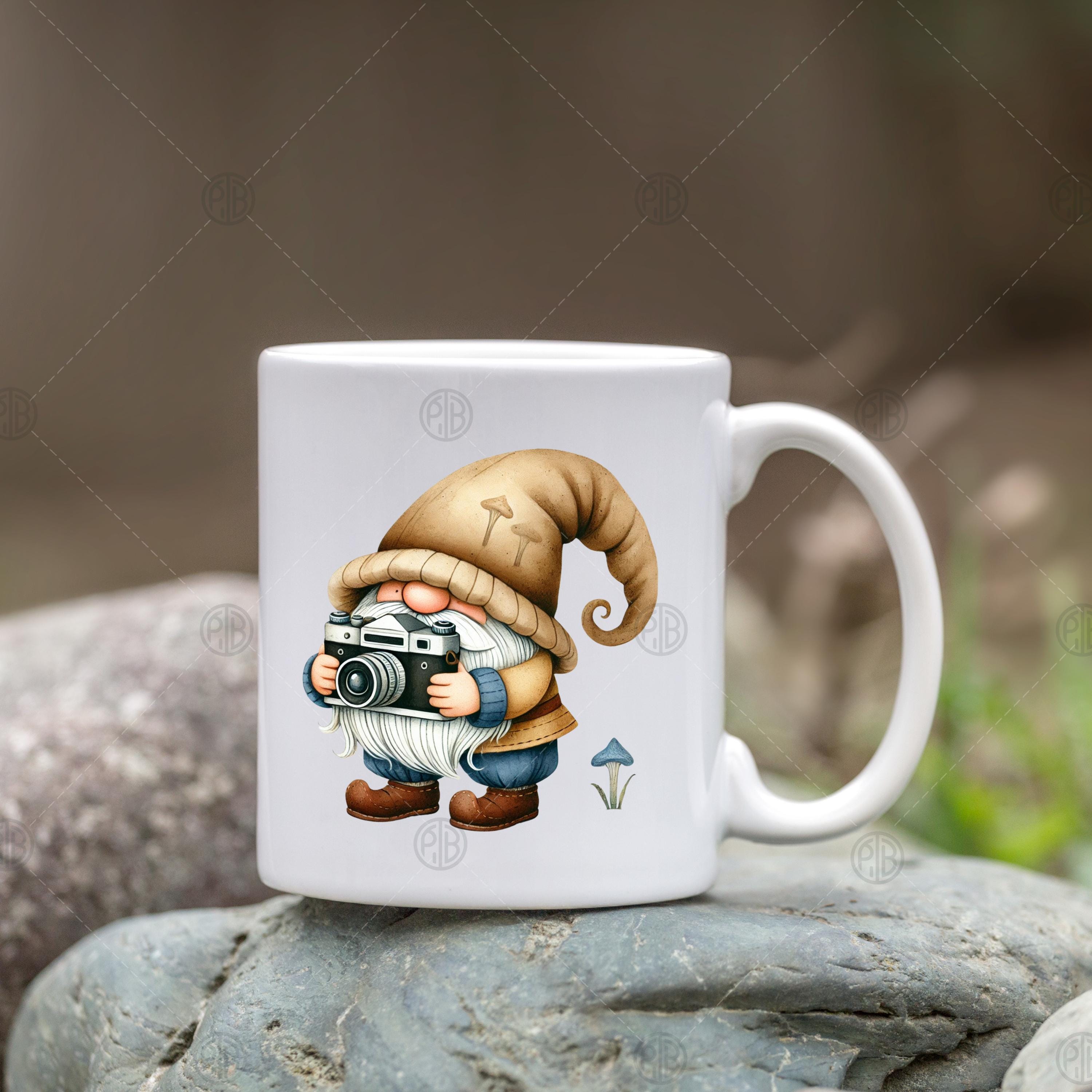 Watercolor Cute Gnome Photographer PNG, Camera Gnomes Clip Art ...