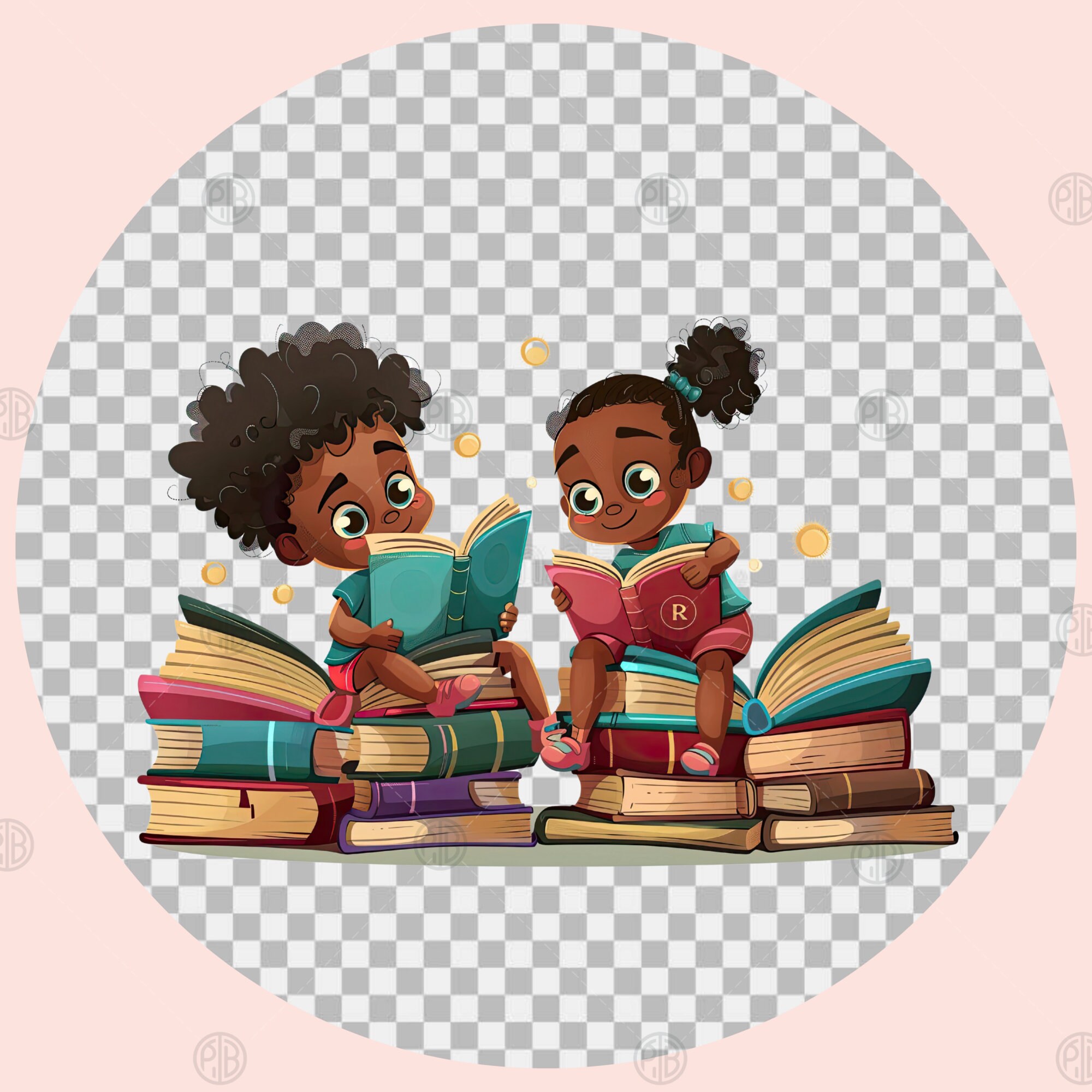 Watercolor Kids Reading Book PNG, Books Clip Art Portrait, Toddlers ...