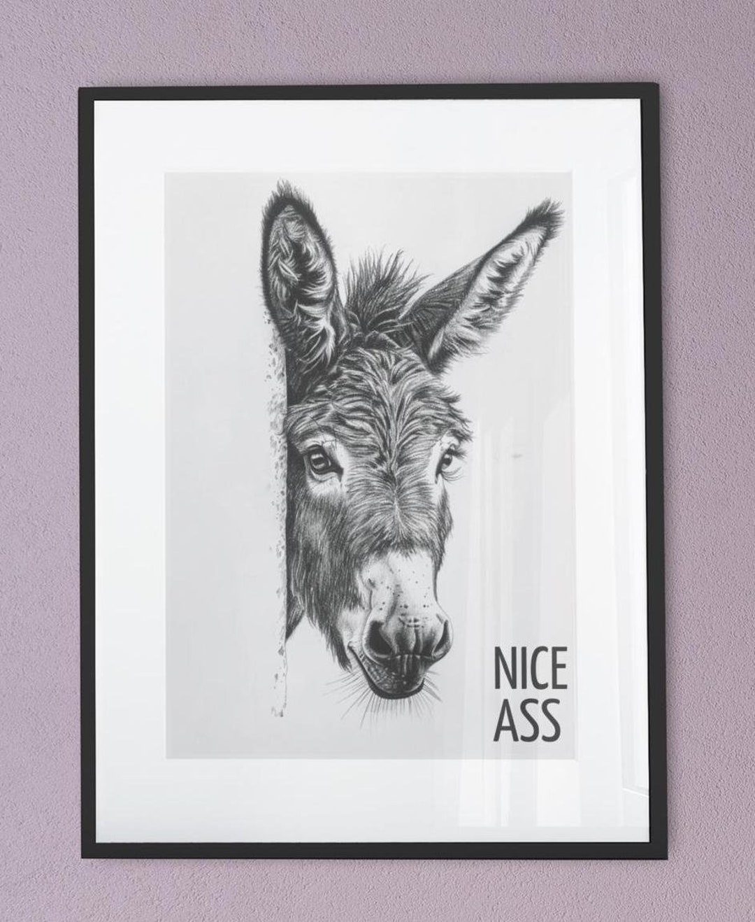Funny Donkey Toilet Picture Digital Instant Download Guest Toilet ...