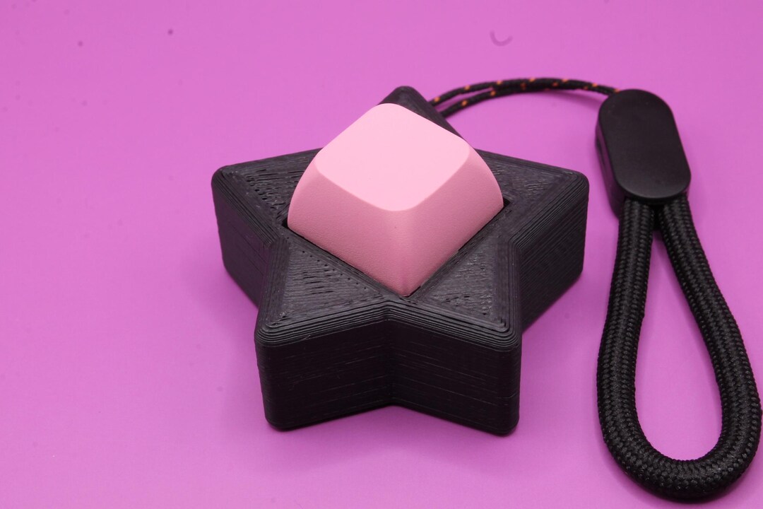 Clicky Star Clicker Fidget Toy With Strap Mechanical Switch Button Toy ...