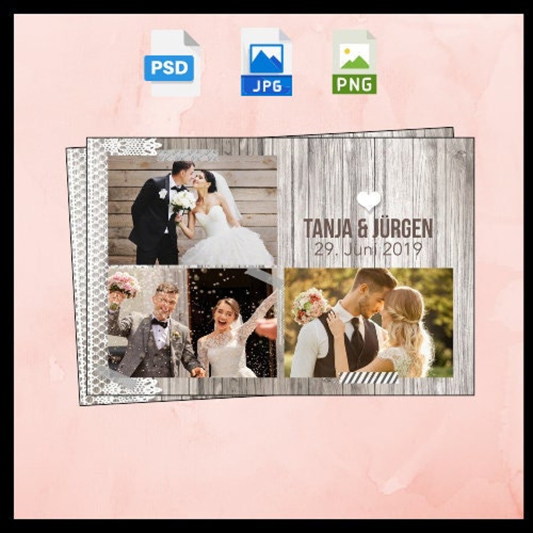 Photobooth Template Photo Box Template Layout for Wedding Photo Booth 4 ...