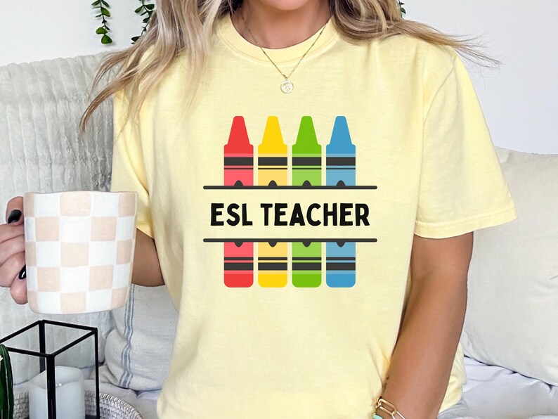 ESL Teacher Shirt ESL Teacher Multilingual Teacher ESL Teacher Gift ...