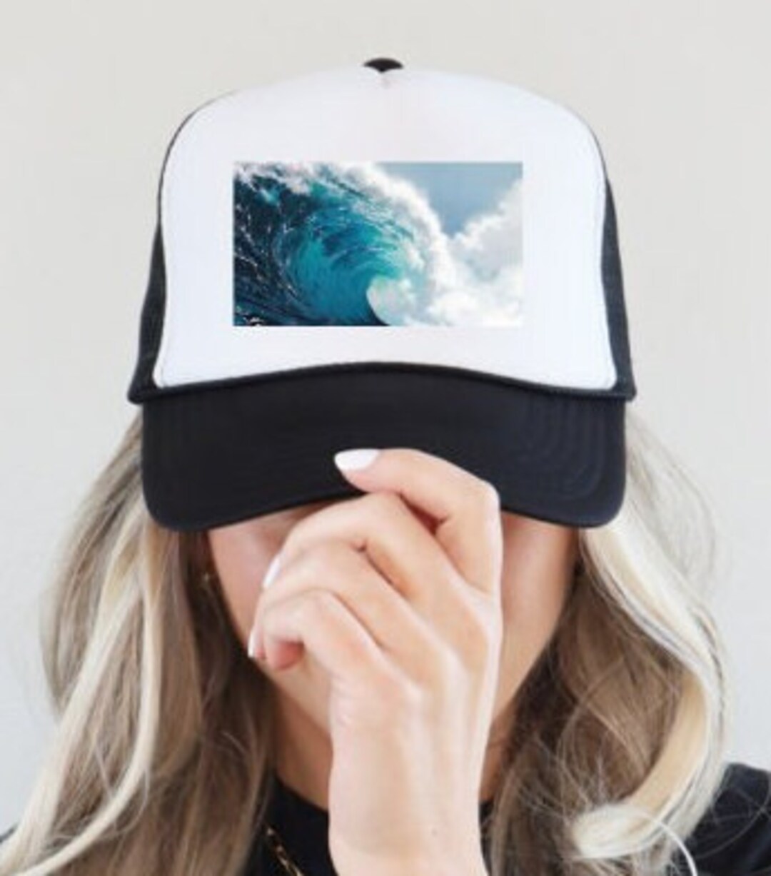 Surf Trucker Hat, Gift for Surfter, Beach Mesh Hat, Summer Trucker Hat ...