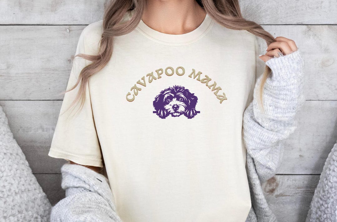 Cavapoo Doodle Mom Cavapoo T-shirt Cavapoo Shirt Cavapoo Mama Shirt ...