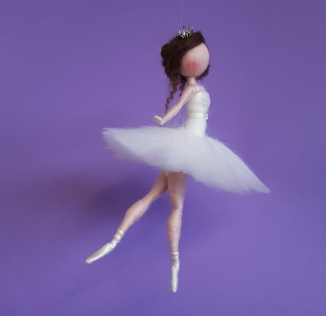 Ballerina Dancer Fairy Elf Angel Needle Felted Waldorf Inspired - Etsy