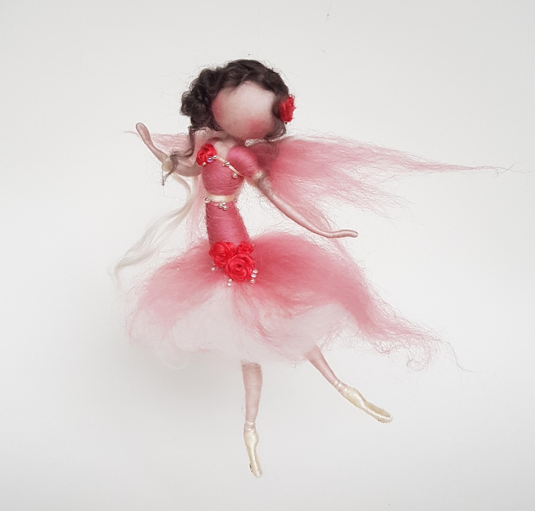 Ballerina Dancer Fairy Elf Angel Princess Needle Felted - Etsy