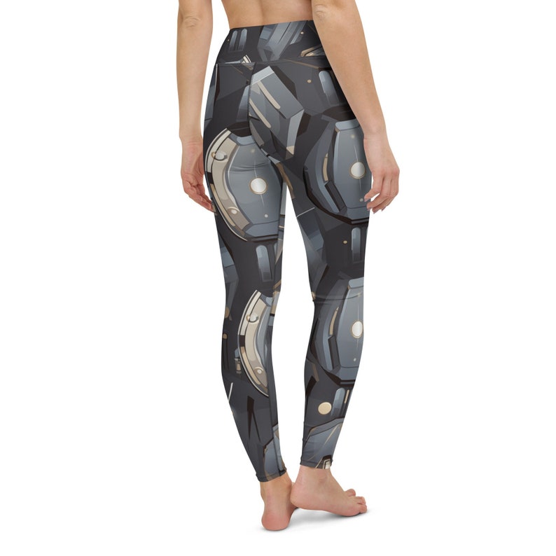 Sci-fi Robot Legggings / Sci-fi Yoga Pants Robot Print Leggings Sci-fi ...