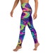 Neon Paint Glow Leggings / Glow Theme Leggings Neon Party Yoga Pants ...