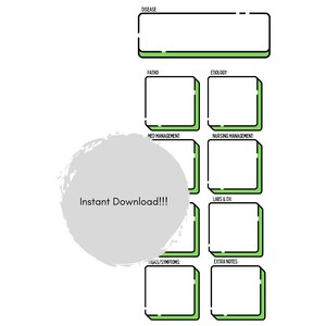 Med Surg/patho Concept Map Template - Etsy