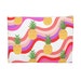 Pastel Pink Wavey Multi-colored Pineapple Cosmetics/make up Bag ...