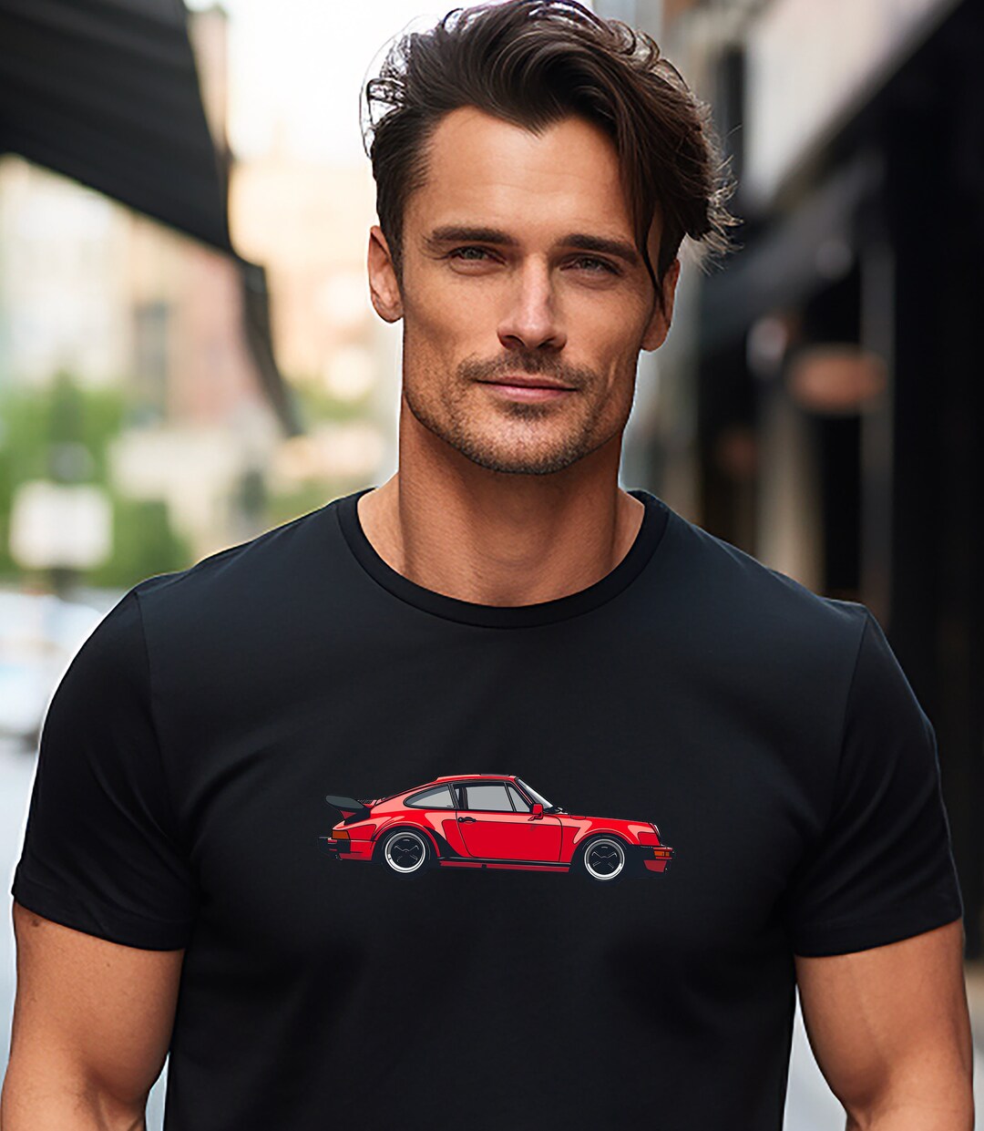 Red Porsche 930 Turbo Tshirt, Porsche 930 Shirt, Porsche 911 Tee ...