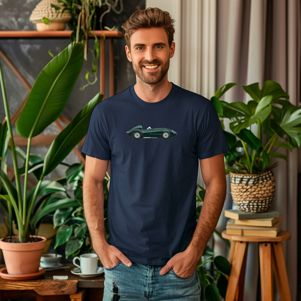 Jaguar D Type 1954 Tshirt, Jaguar D Type Tee, Jaguar D Apparel, Jaguar ...