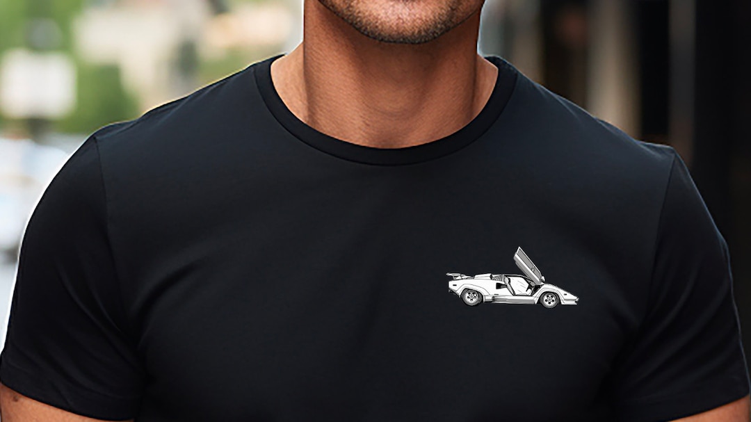 Lamborghini Countach Open Doors Tshirt, Lamborghini Tshirt, Lamborghini ...