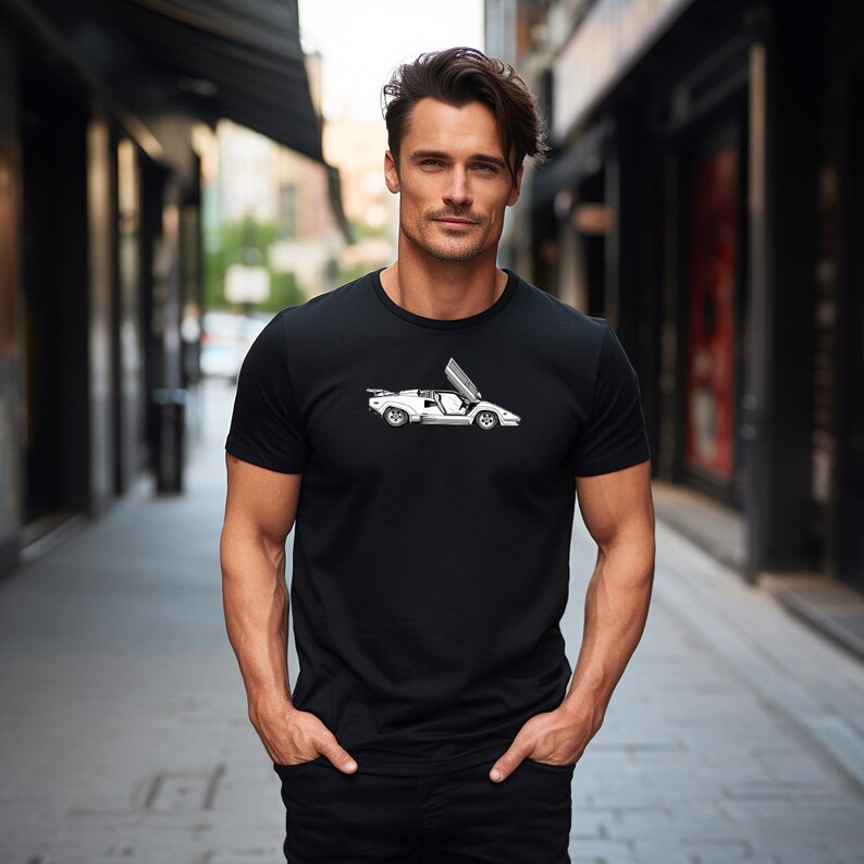 Lamborghini Countach Open Doors Tshirt, Lamborghini Tshirt, Lamborghini ...