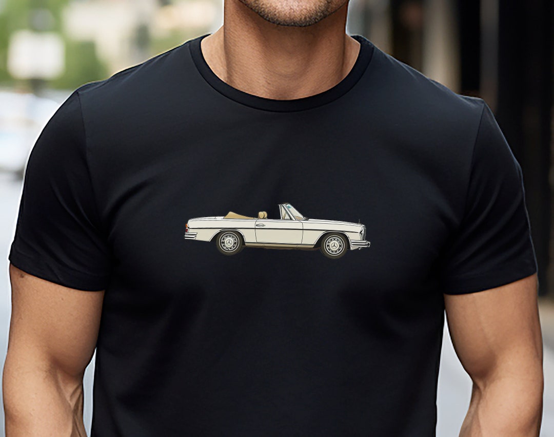 Mercedes-benz 280 SE 3.5 Convertible Tshirt, Mercedes Tee, Mercedes ...