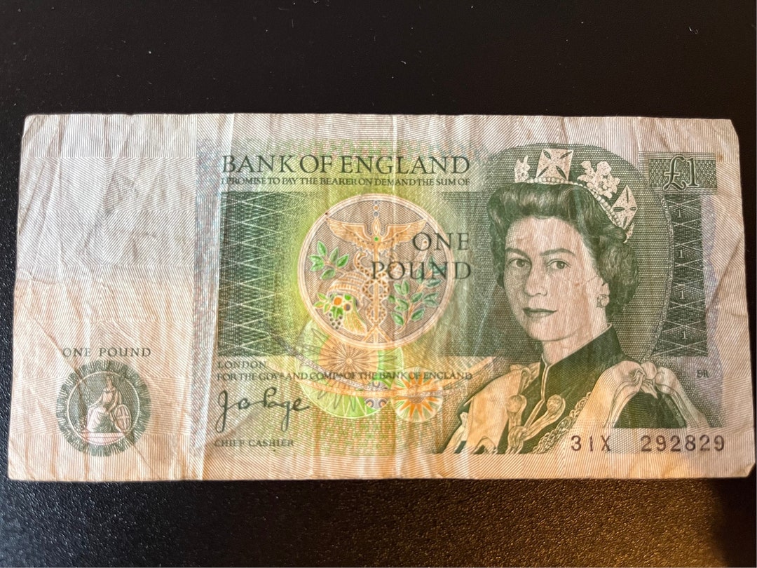 Rare Bank of England One Pound Note. 1978-1981 - Etsy Australia