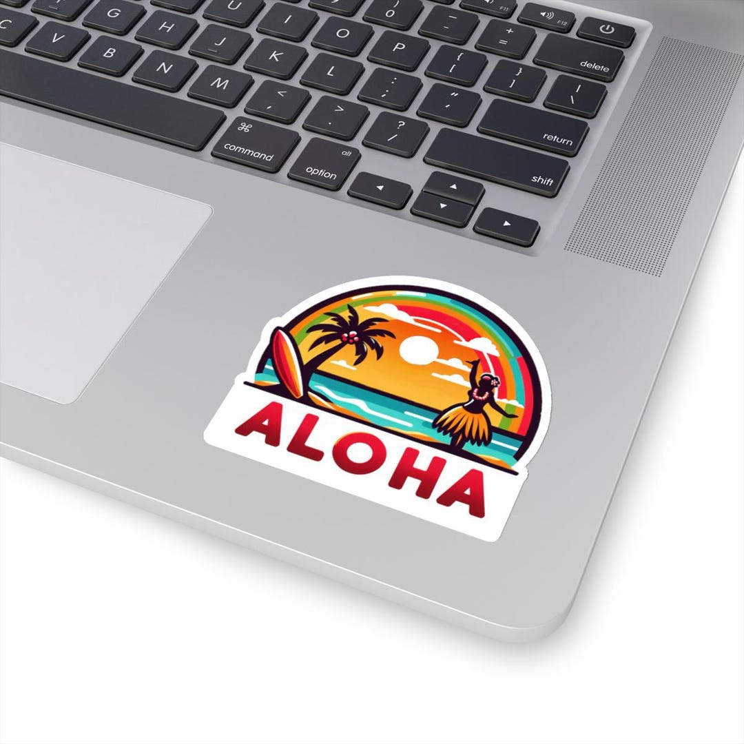 Aloha Hawaii Sticker: Iconic Imagery on a Long-lasting Vinyl Decal - Etsy