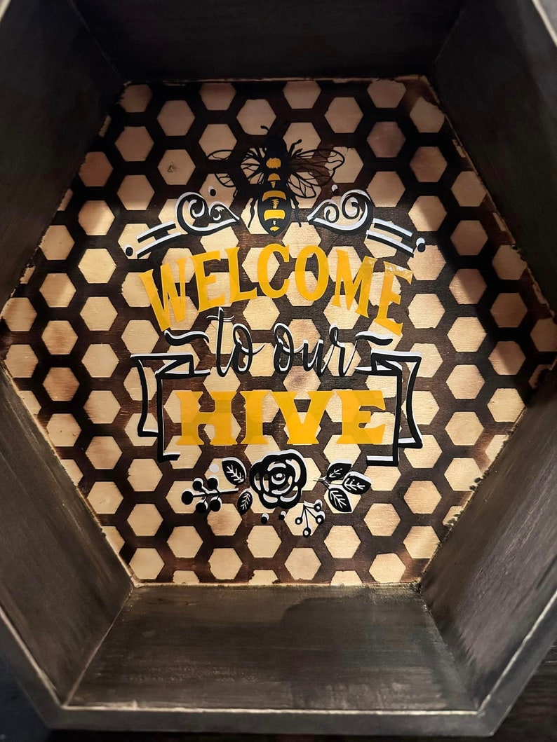 Welcome to Our Hive Sign - Etsy