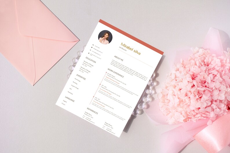 Minimalist Modern Professional CV | Resume Template | Cv Template ...