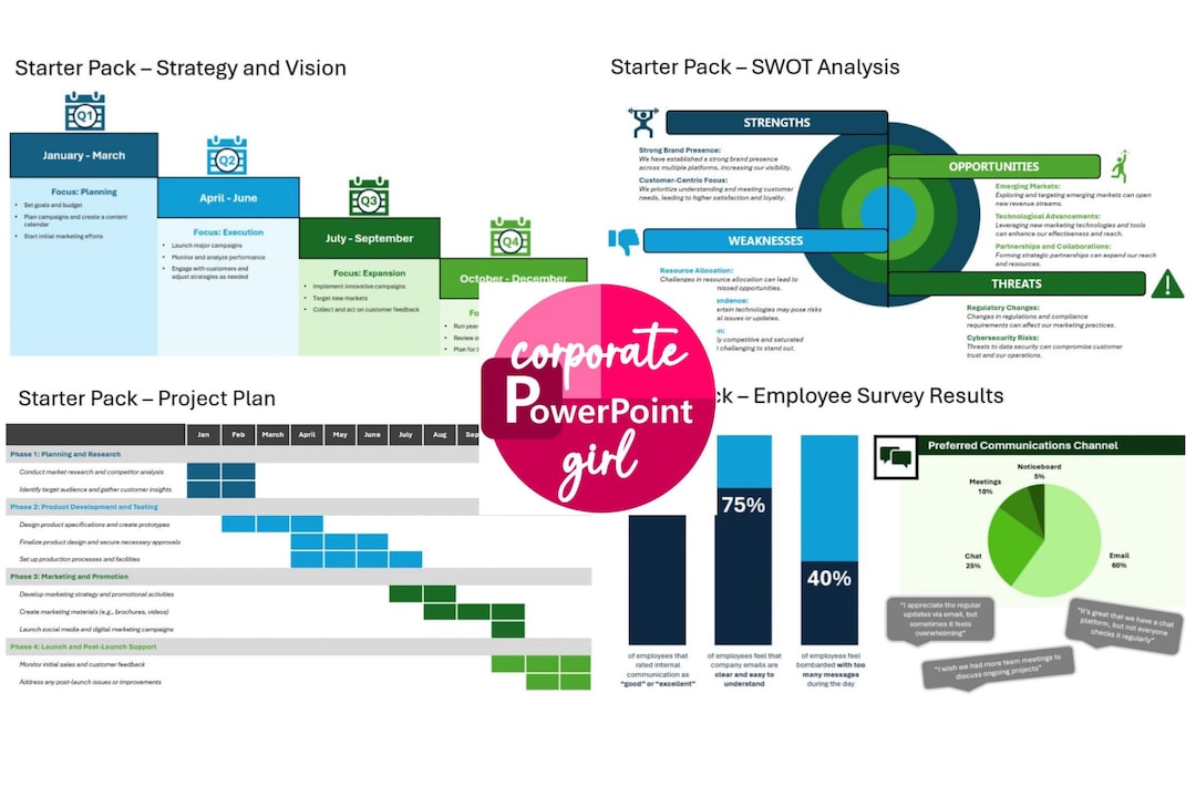 Starter Pack Slide Templates - Etsy