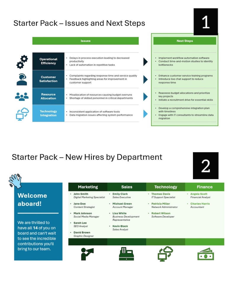 Starter Pack Slide Templates - Etsy