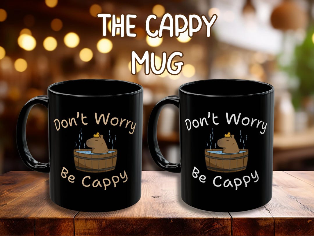 Capybara Gift Mug Funny Capybara Gift Meme Capybara Lover Gift for ...