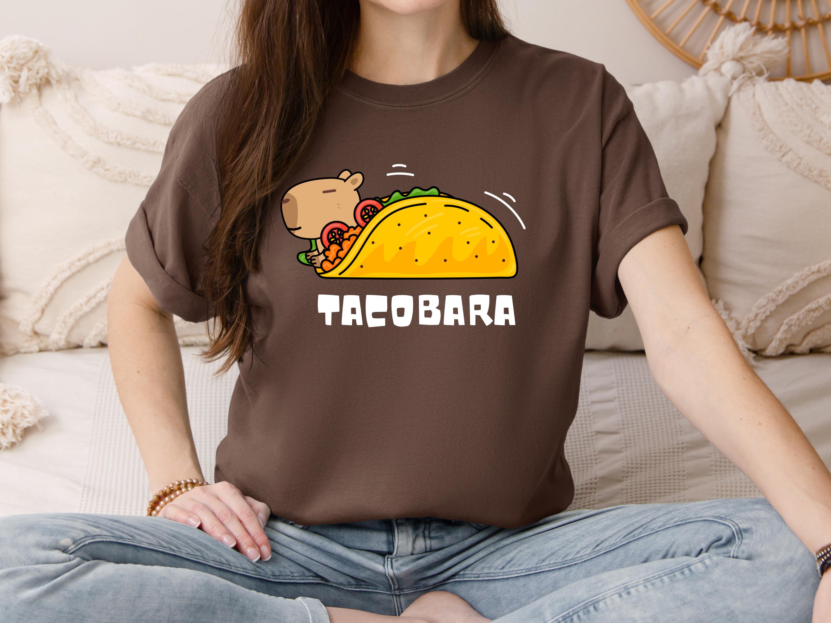Capybara Shirt Taco Cute Capybara T-shirt Funny Taco Shirt Comfort ...