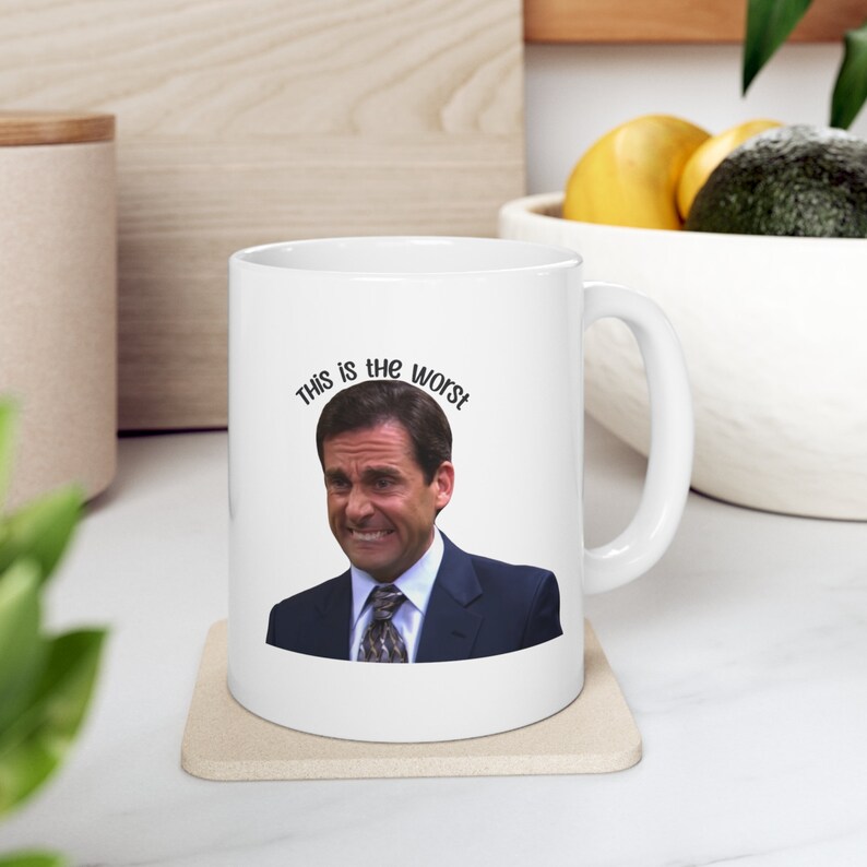 Michael Scott 'this is the Worst' Mug the Office - Etsy