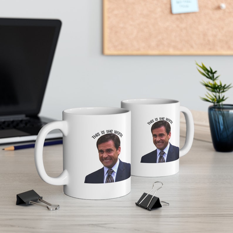 Michael Scott 'this is the Worst' Mug the Office - Etsy