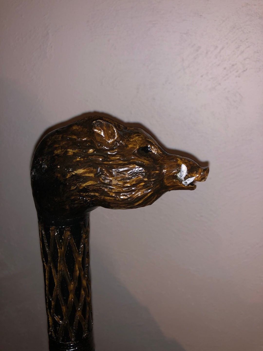 Boar's Head Staff - Etsy