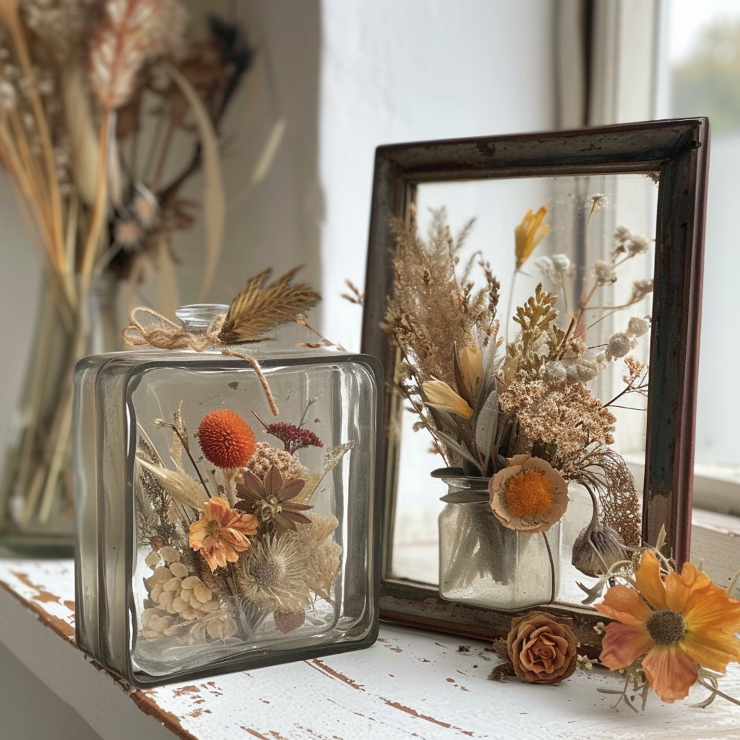 Mermaid-inspired Dried Flower Frames - Etsy
