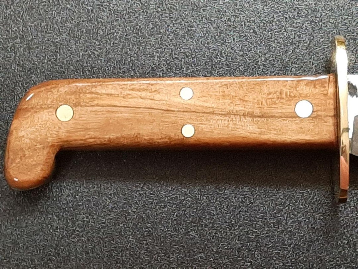 Full Tang-hand Forged-knife-from Leaf Spring Steel. Ohia Wood Handle ...