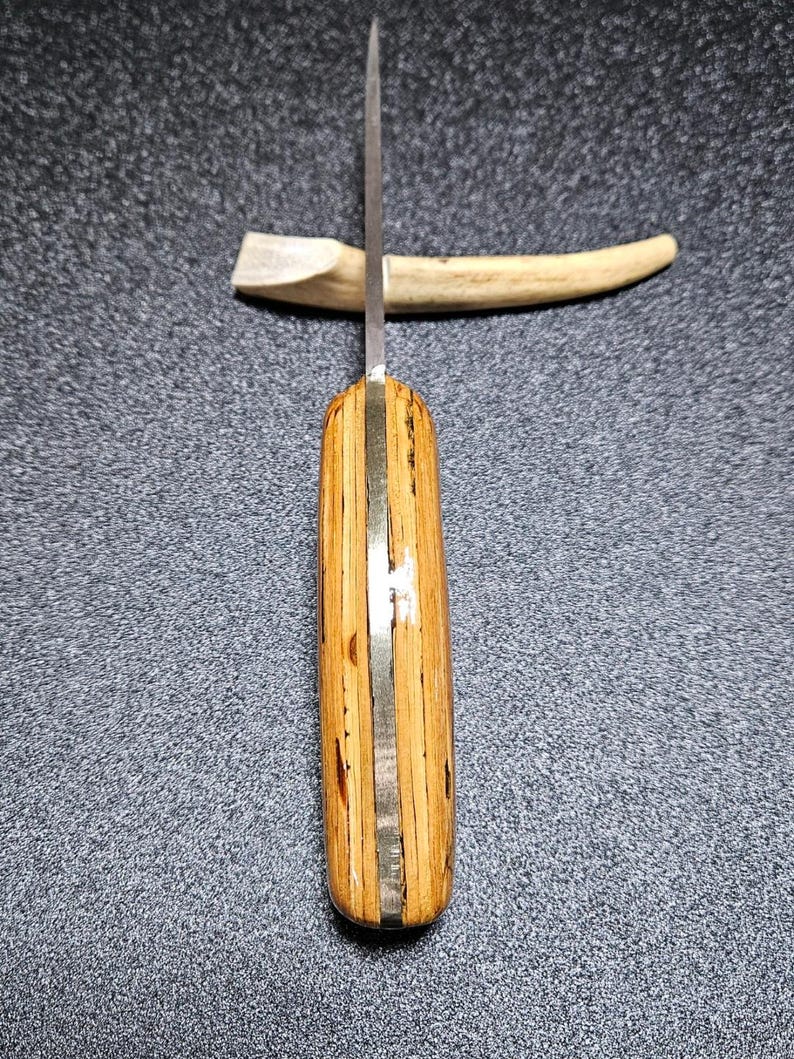 This Full Tang, Hand Forged Knife is Forged From 5160 Steel. the Handle ...