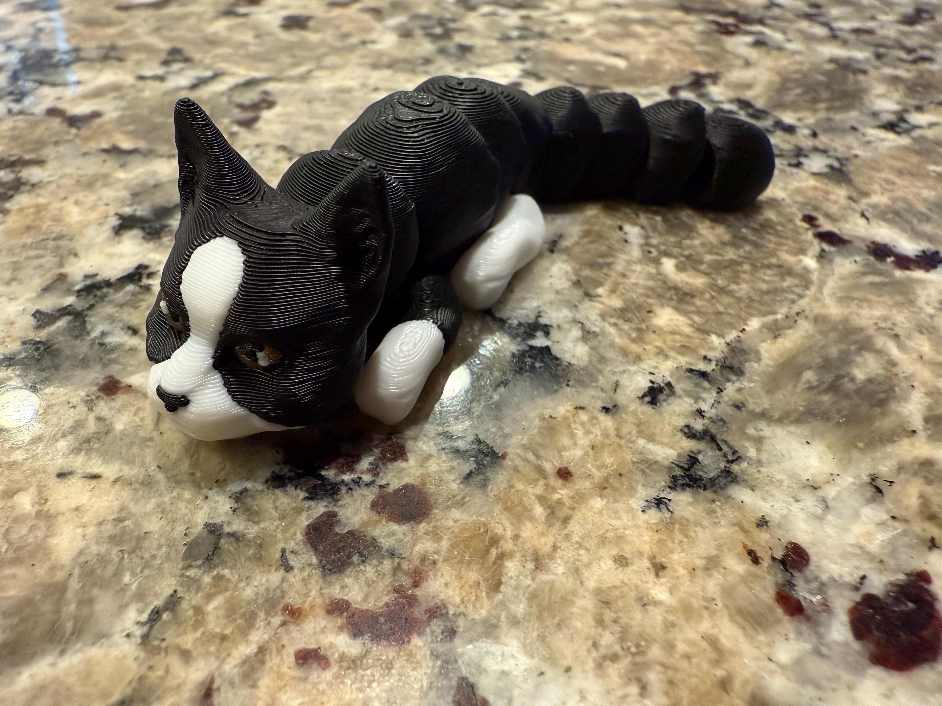 3D Printed Flexible Cat Fidget Toy - Custom Breed Available - Etsy