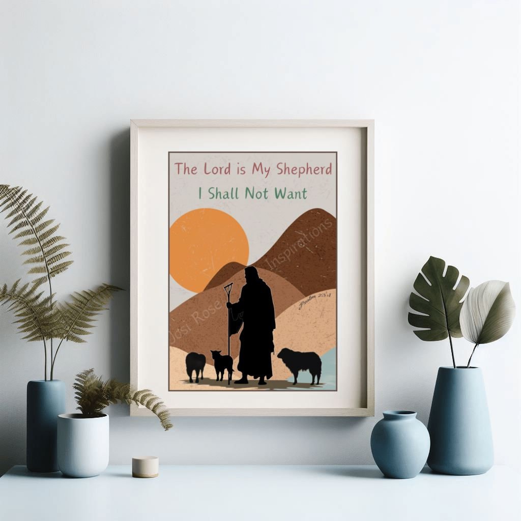 Christian Wall Art Printable | Boho Bible Verse Print | Jesus Wall Art ...