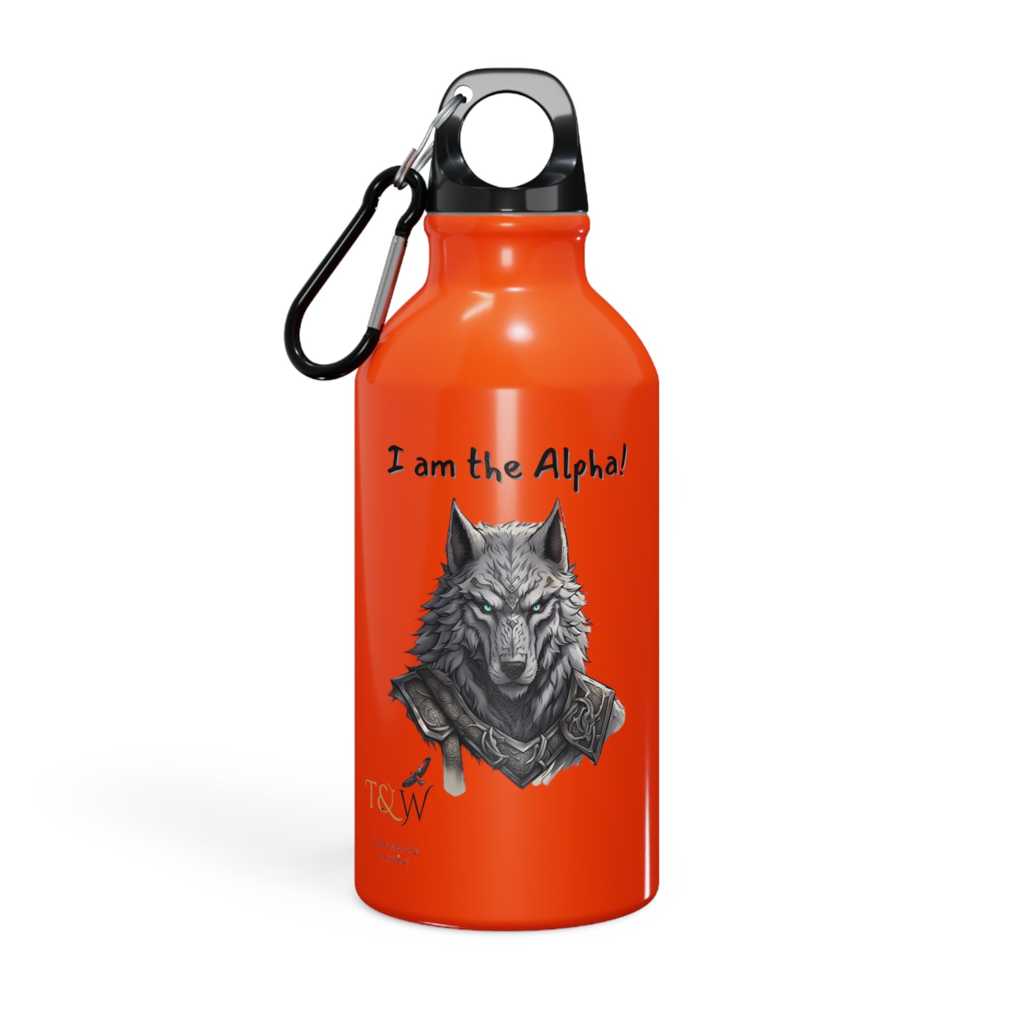 I Am the Alpha Werewolf Bottle - Water Bottle With a Twist - Ideal for ...