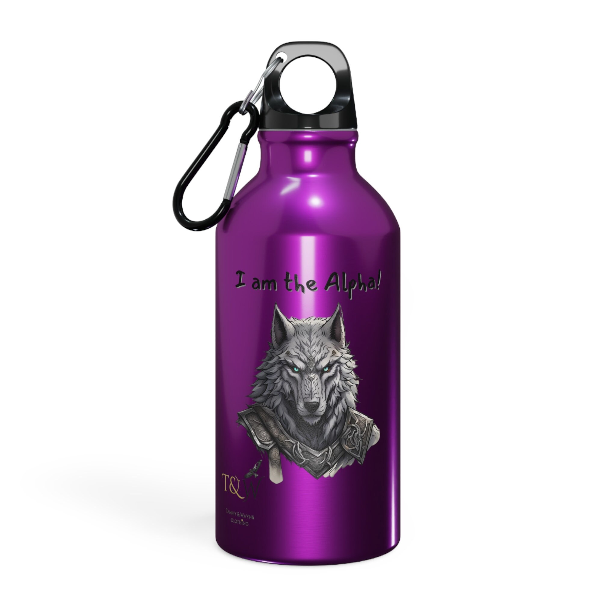 I Am the Alpha Werewolf Bottle - Water Bottle With a Twist - Ideal for ...