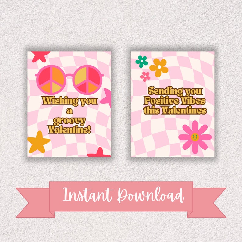 PRINTABLE Groovy Valentines Cards for Tweens and Teens Kids Funny ...