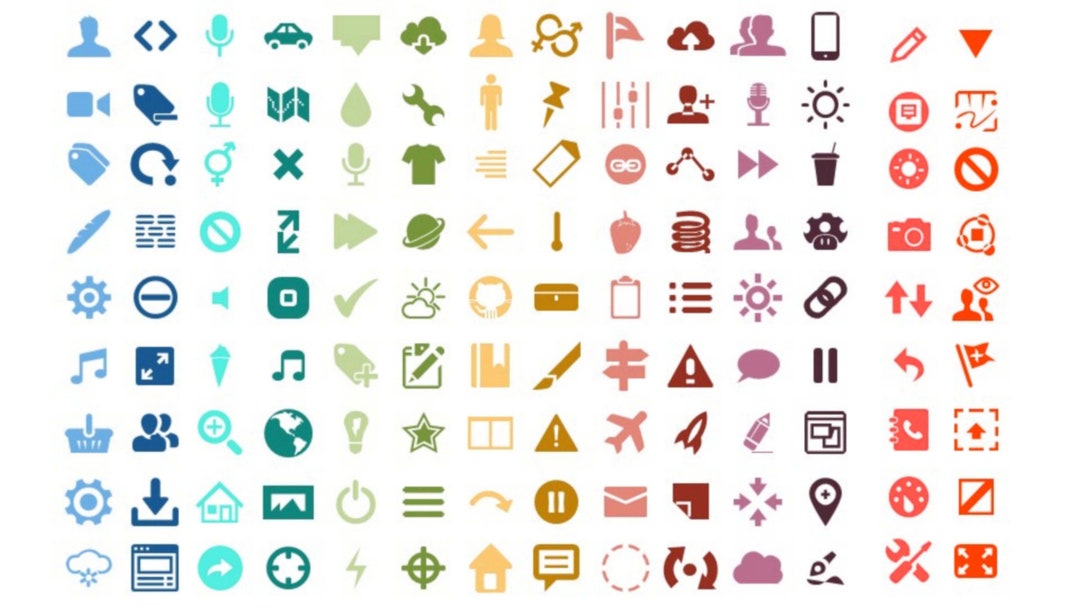 Icons for Powerpoint, for Ppt Recolorable Icons, Recolorable Icons for ...