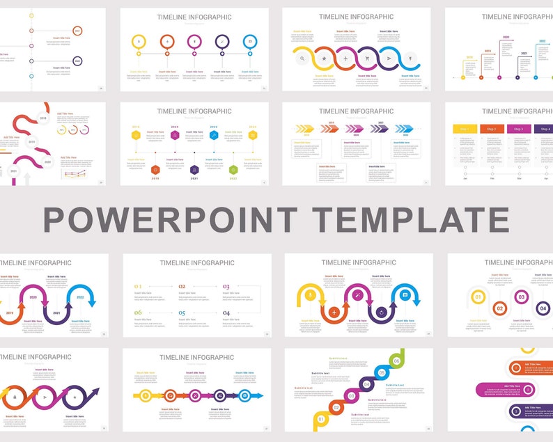 Personalized Timeline Powerpoint Slides, Timeline Template, Powerpoint ...
