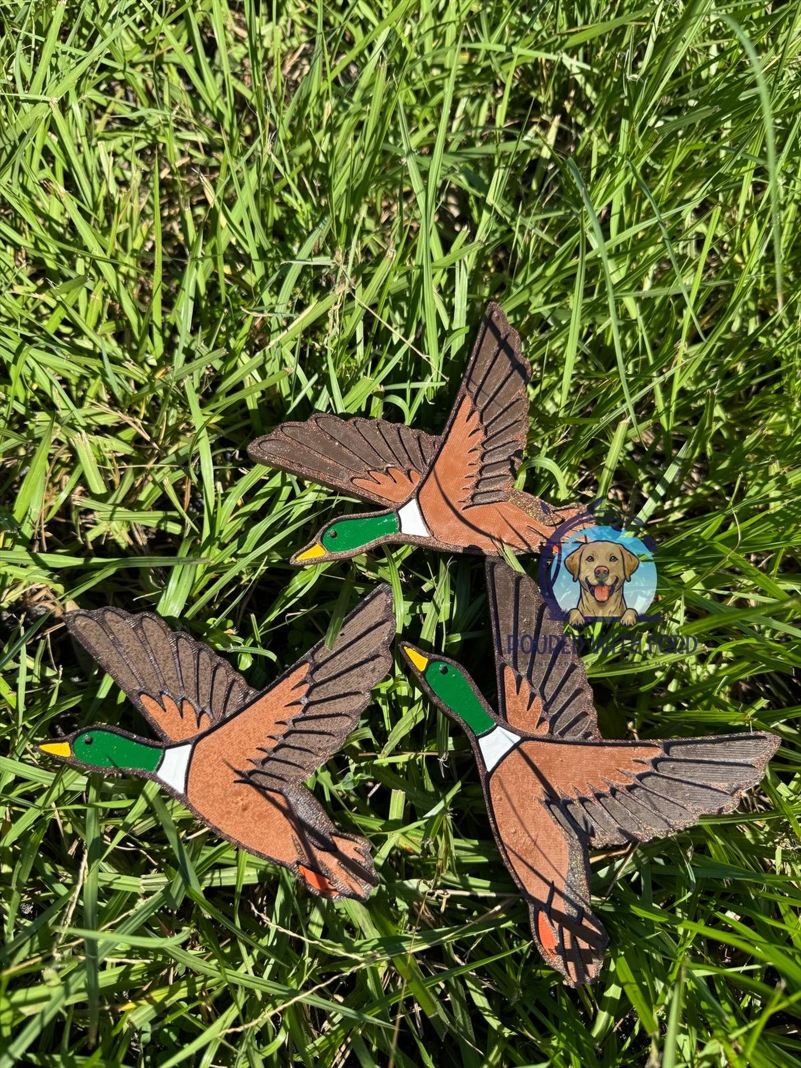 Mallard Duck Car Freshie: Hunting Enthusiast Aroma Bead Air Freshener ...