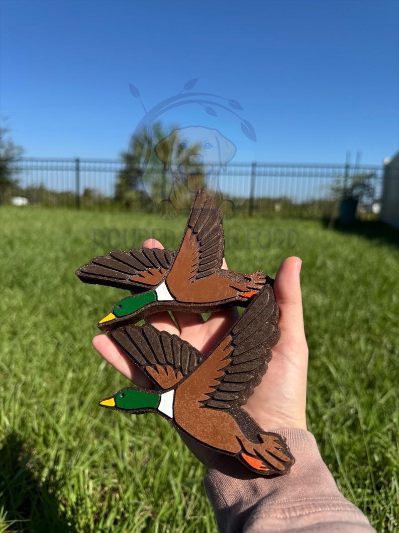 Mallard Duck Car Freshie: Hunting Enthusiast Aroma Bead Air Freshener ...