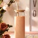 Personalized Silicone Sleeve Glass Tumbler With Straw, Engraved ...