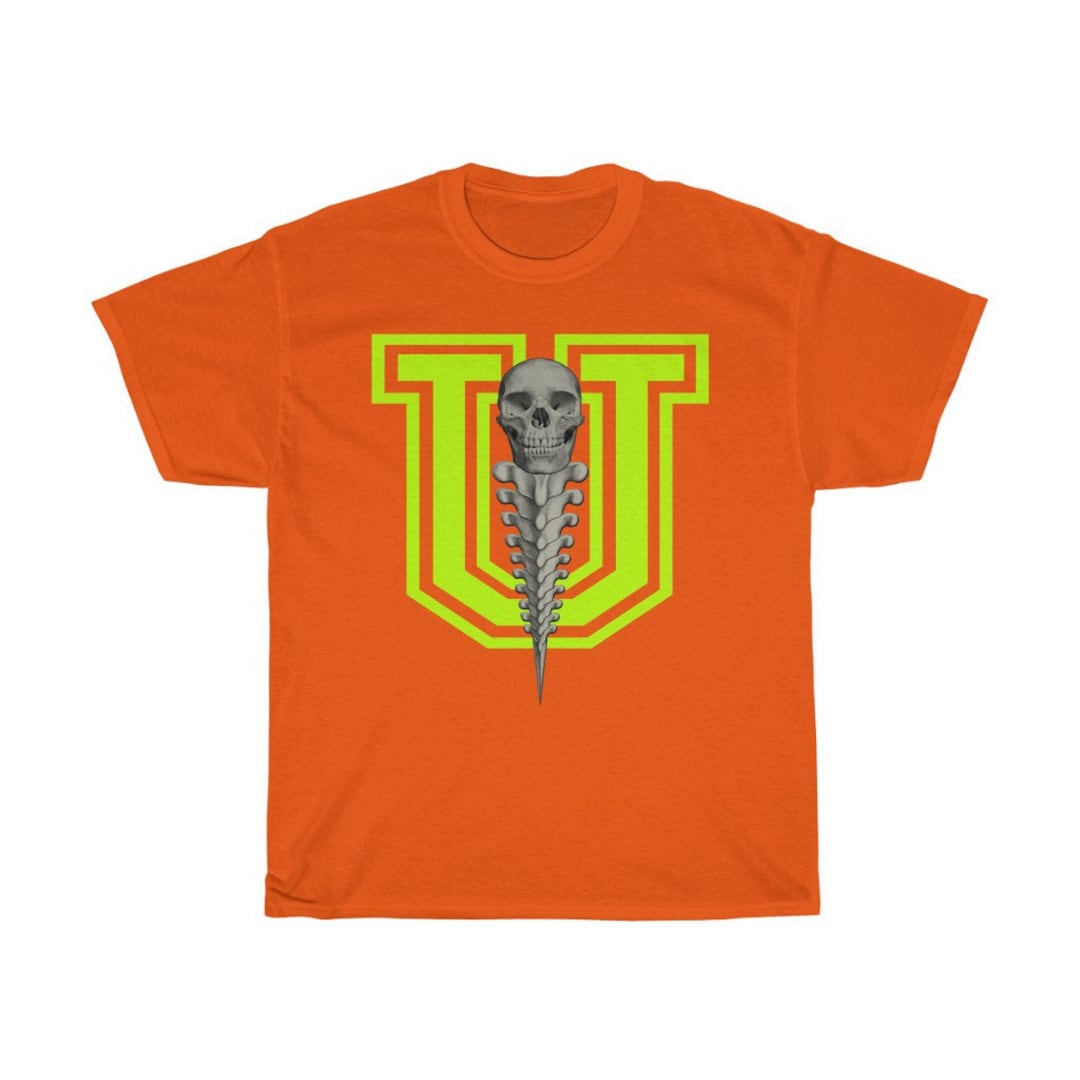 SKREW U SKREW Skull Logo Screw Vertebrae University Yellow U Unisex ...