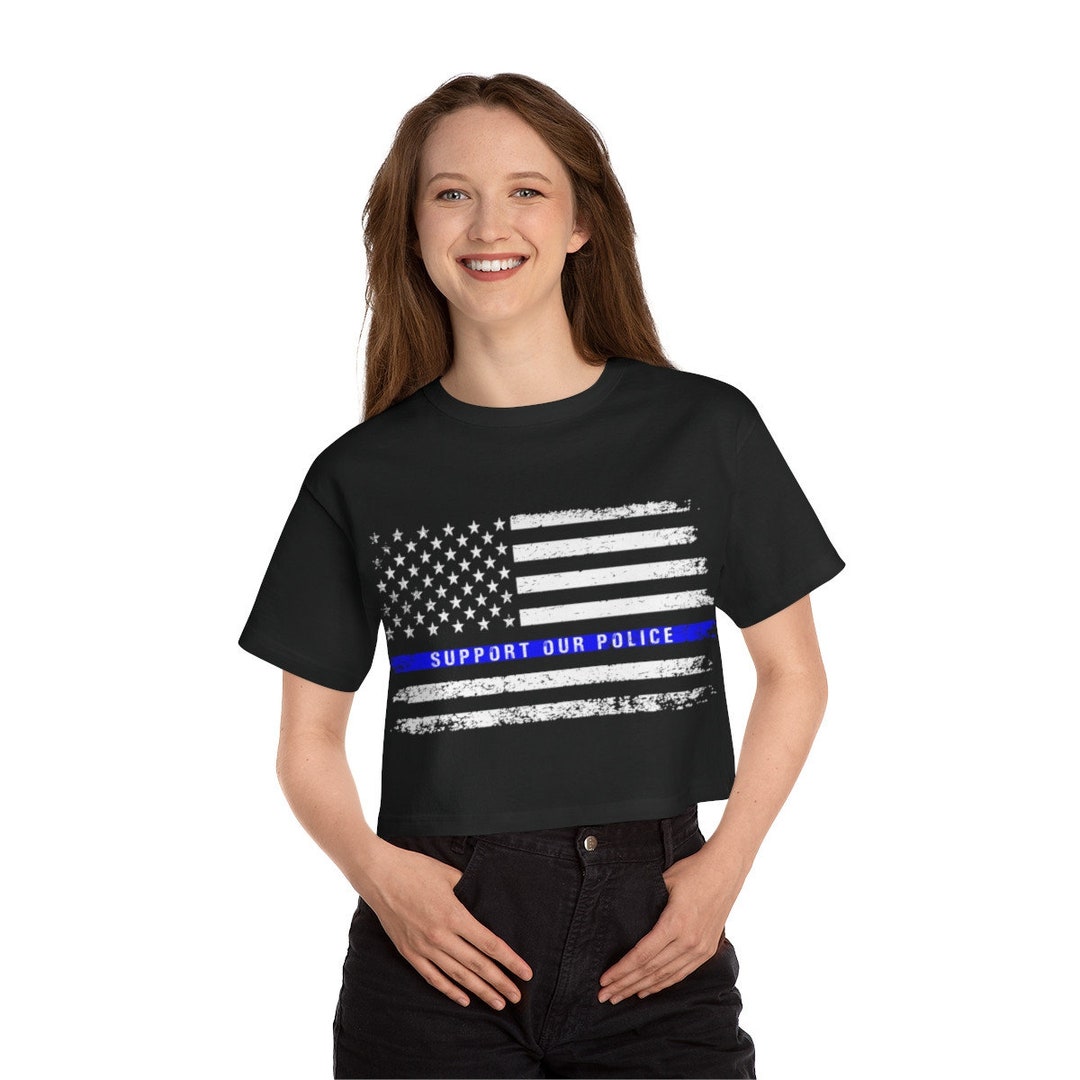 Support Our Police USA Flag First Responder Champion Women's Heritage ...