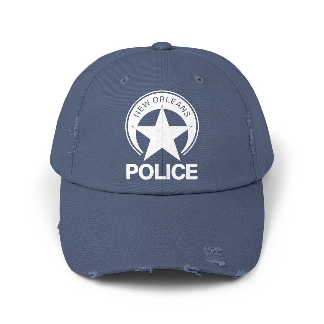 NOPD New Orleans Police Department Star Badge Unisex Distressed Cap - Etsy