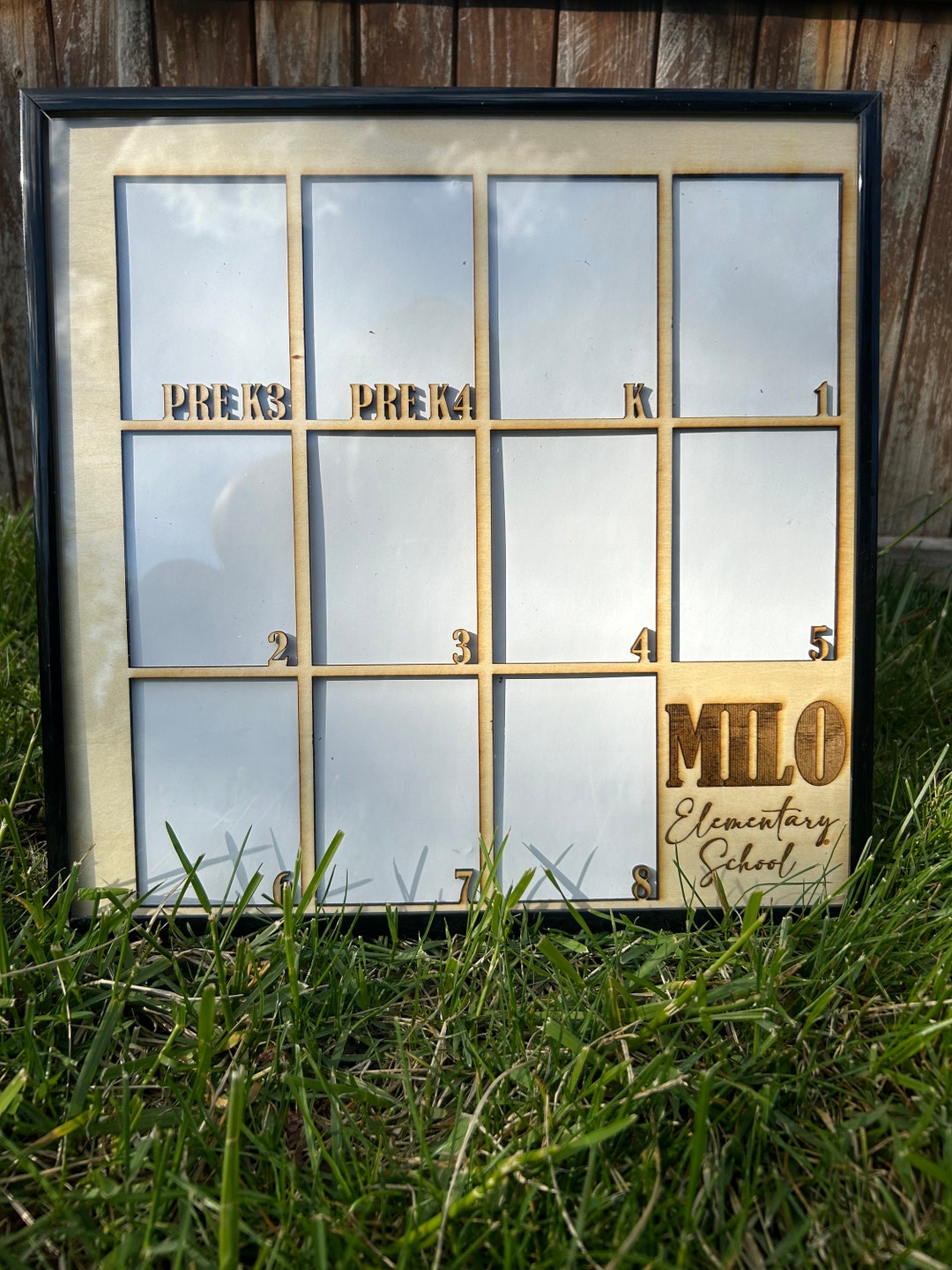 Personalized Elementary School Photo Frame for Pre-k Through 8th Grade ...